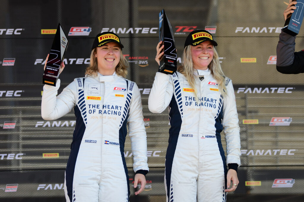 Hannah Grisham and Hannah Greenemeier | Heart of Racing GT4 America ...